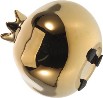 BESPORTBLE Granatapfelf&ouml;rmige Keramikvase in Gold Dekorative Blumenvase f&uuml;r Wohnzimmer und B&uuml;ro Hydrokultur Pflanzgef&auml;&szlig; und Tischdekoration