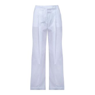 Alessia Santi Wide Hosen - - Trousers - Damen - Wei&szlig; - M