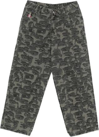 KidSuper Studios Homme, Pantalons, Vert, Taille: XL Ronaldinho Capri