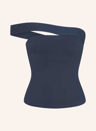 SKIMS Skims Lounge-Top Cotton Jersey blau