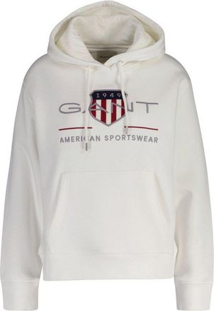 GANT Sweater Damen Sweatshirt Baumwolle Archive Shield Hoodie