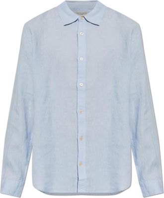 AllSaints Homme, Chemises, Bleu, Taille: XL Formal Chemises