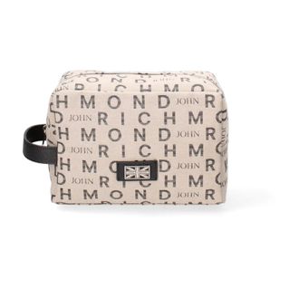 John Richmond Pochette Monogram - Femme - Sacs - Beige - Taille: ONE Size
