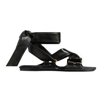 Khaite Boden Tie Flat - - Shoes - Damen - Schwarzk - 37 EU