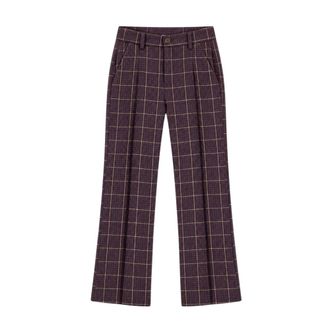 Marella Emmsteppa Straight Hosen - - Trousers - Damen - Lila - 2XS