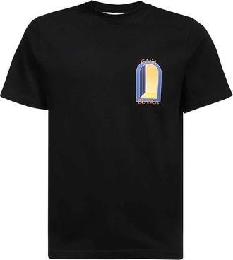 Casablanca Homme, Tops, Noir, Taille: S T-Shirt