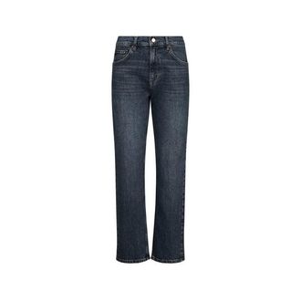 Topshop Jean droit Tskarla en coton m&eacute;lang&eacute;