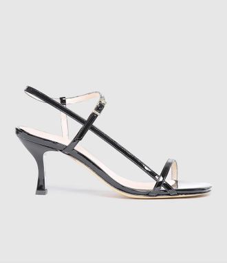 Jeanne Vouland Sandales Sublim Cuir Verni Noir