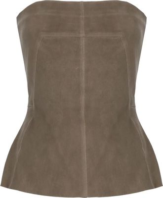 Rick Owens Femme, Tops, Brun, Taille: 36 FR Drkshdw Top