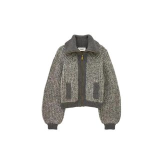 BA&SH Rebel Cardigan - - Knitwear - Damen - Grau - M