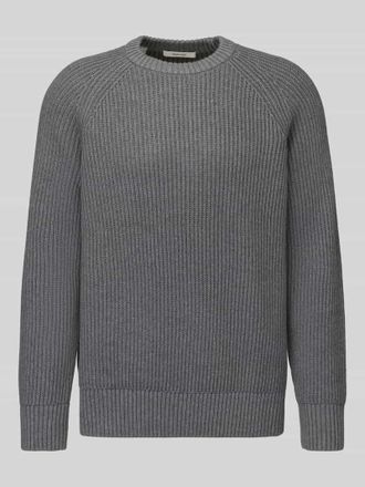 Selected Regular Fit Pullover aus reiner Baumwolle Modell BRAUN