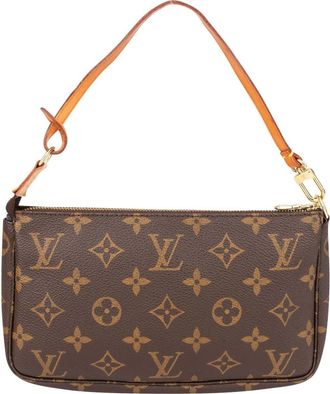 Louis Vuitton Crossbody Bags - Louis Vuitton Canvas Monogram Pochette Accessoire - Gr. unisize - in Braun - f&uuml;r Damen