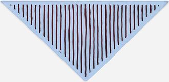 Arket Dreieckstuch Aus Seide -Blau