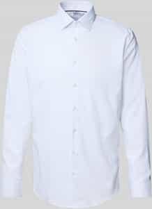 Jake*s Slim Fit Business-Hemd mit Kentkragen