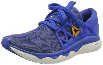 Reebok Homme Floatride Run Flexweave Chaussures de Running Comp&eacute;tition, Multicolore (Crushed Cobalt/Solar Gold/White 000), 43 EU