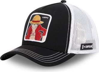 Capslab Luffy One Piece Noir Casquette de Camionneur