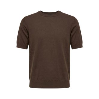 PESERICO Homme, Pulls, Brun, Taille: 3XL T-shirt en pur coton