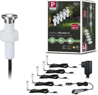 Paulmann 936.95 Outdoor Plug & Shine EBL Set MicroPen II IP67 3000K incl. Driver 93695 Einbauleuchte