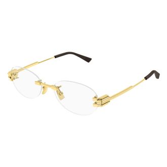 Bottega Veneta Monture Optique Pantos - unisex - Accessoires - Jaune - Taille: 53 MM