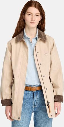Timberland Wasserdichte Wenham Barn-Jacke für Damen in Beige, Damen, Beige, Größe