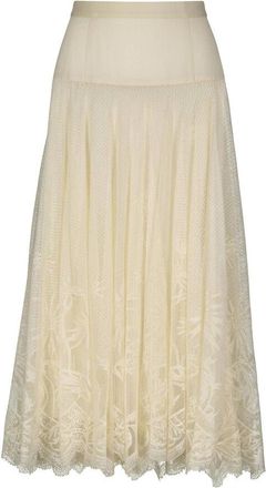 Fabiana Filippi Damen Spitzenrock Midi