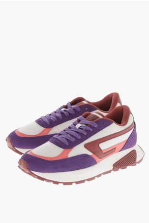 Diesel Leather Low-Top Sneakers S-TYCHE Color Block size 36,5