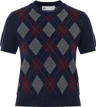 Tory Burch Rundhalspullover - Blau