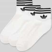 adidas Originals Sneaker-Socken mit Label-Print im 3er-Pack