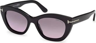 Tom Ford Femme, Accessoires, Noir, Taille: 53 MM Linda-02 Lunettes de soleil