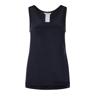 Max Mara &Auml;rmellose Oberteile - - Tops - Damen - Blau - XS