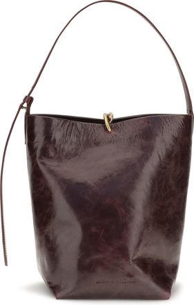 Benedetta Bruzziches Suede Bucket Bag - Brown