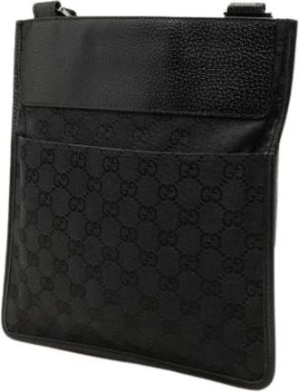 Gucci Sac bandouli&egrave;re vintage Pre-owned - Femme - Pre-owned - Noir - Taille: ONE Size