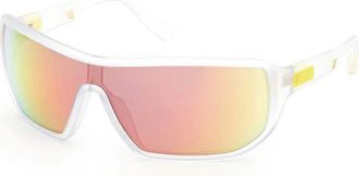Web Eyewear Homme, Accessoires, Blanc, Taille: ONE Size We0299-0026Q Lunettes de soleil