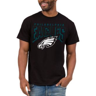 Junk Food Clothing x NFL - Philadelphia Eagles - Bold Logo - Unisex Adult Short Sleeve Fan T-Shirt for Men and Women - Size 3X-Large