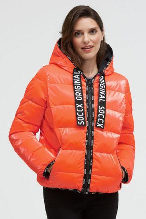 soccx Winterjacke mit elastischem Saumabschluss