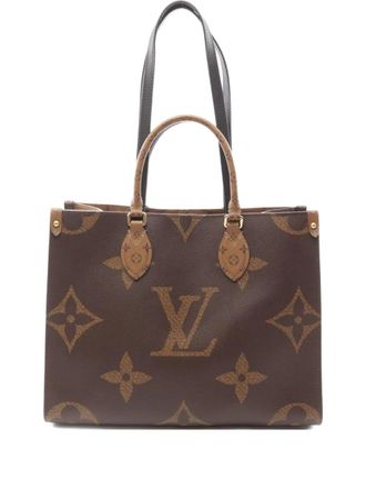 Louis Vuitton sac porté épaule On-the-go MM (2020) - Marron