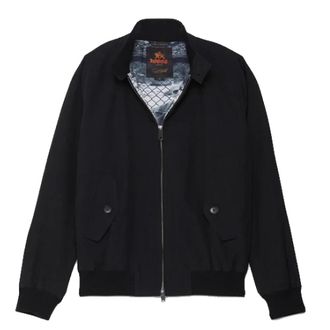 Baracuta Homme, Vestes, Noir, Taille: XL G9 Harrington Gavin Watson Printed Lining Jacket