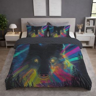 Generic Bettw&auml;sche 155 x 220 cm 2teilig Schwarz - Bettbezug 155 x 220 cm 2er Set mit Kissenbez&uuml;ge 80x80 cm Atmungsaktiv Leicht Anti-Pilling bettw&auml;sche mit Rei