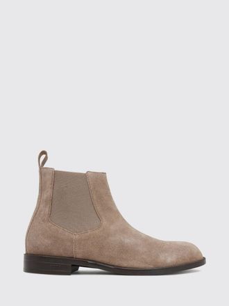 HUGO BOSS Wildleder-Chelsea-Boots mit elastischem Kn&ouml;chel und Zuglasche