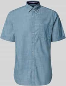 Christian Berg Regular Fit Freizeithemd mit Button-Down-Kragen