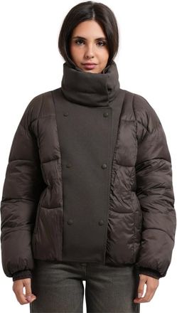 Patrizia Pepe Doudoune matelass&eacute;e Dez - Femme - Vestes - Brun - Taille: 42 FR