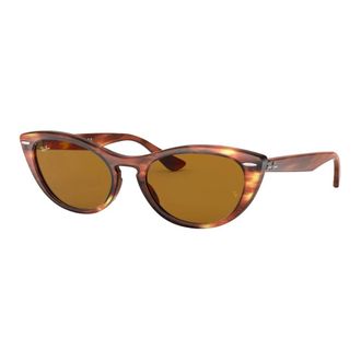 Ray-Ban Nina Sonnenbrille in Havana/Brown - - Accessories - Damen - Braun - 54 MM