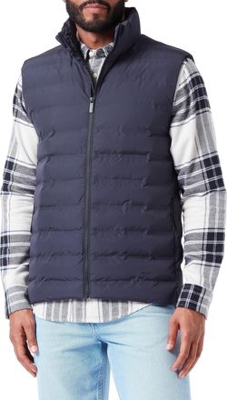 Selected SELETED HOMME Herren SLHBARRY Quilted Gilet NOOS Weste, Sky Captain, L