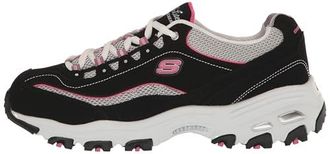 Skechers DLites Biggest Fan Baskets Femme, Noir Bkwp, 36.5 EU