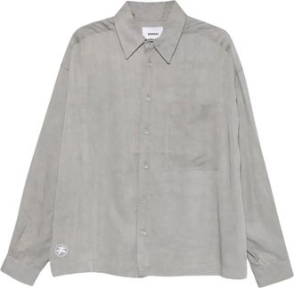 BONSAI Homme, Chemises, Gris, Taille: M Check Botton Down Shirt