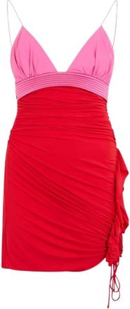 Roberto Cavalli Femme, Robes, Rouge, Taille: 40 FR Mini Robe