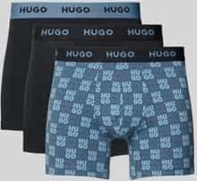 HUGO BOSS Trunks aus Baumwoll-Mix im 3er-Pack