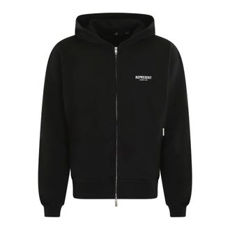 Represent Represent, Homme, Sweatshirts et sweats à capuche, Noir, Taille: S Club Zip Sweat à capuche en Noir