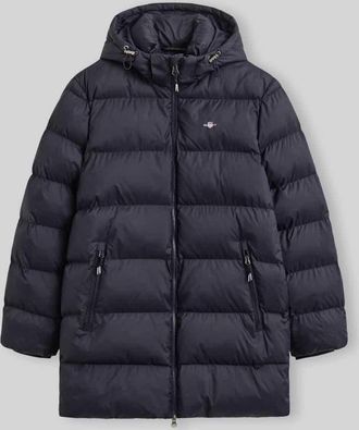 GANT Regular Fit Jacke aus Polyester mit abnehmbarer Kapuze