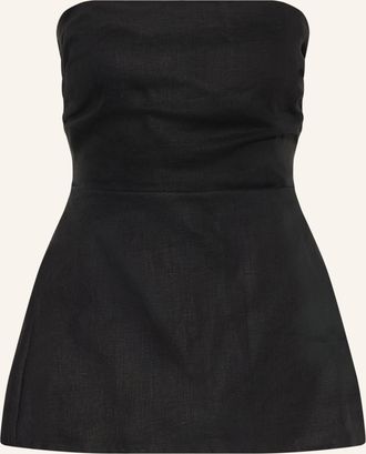 Faithfull The Brand Faithfull The Brand Off-Shoulder-Bluse Solmar Aus Leinen schwarz